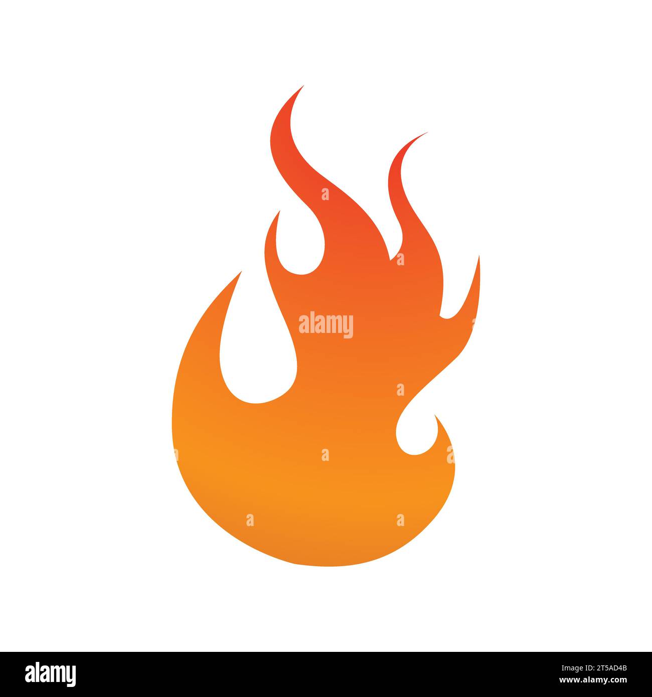 Fire Logo Template Flame Clipart Symbol Icon Vector Stock Vector Image ...