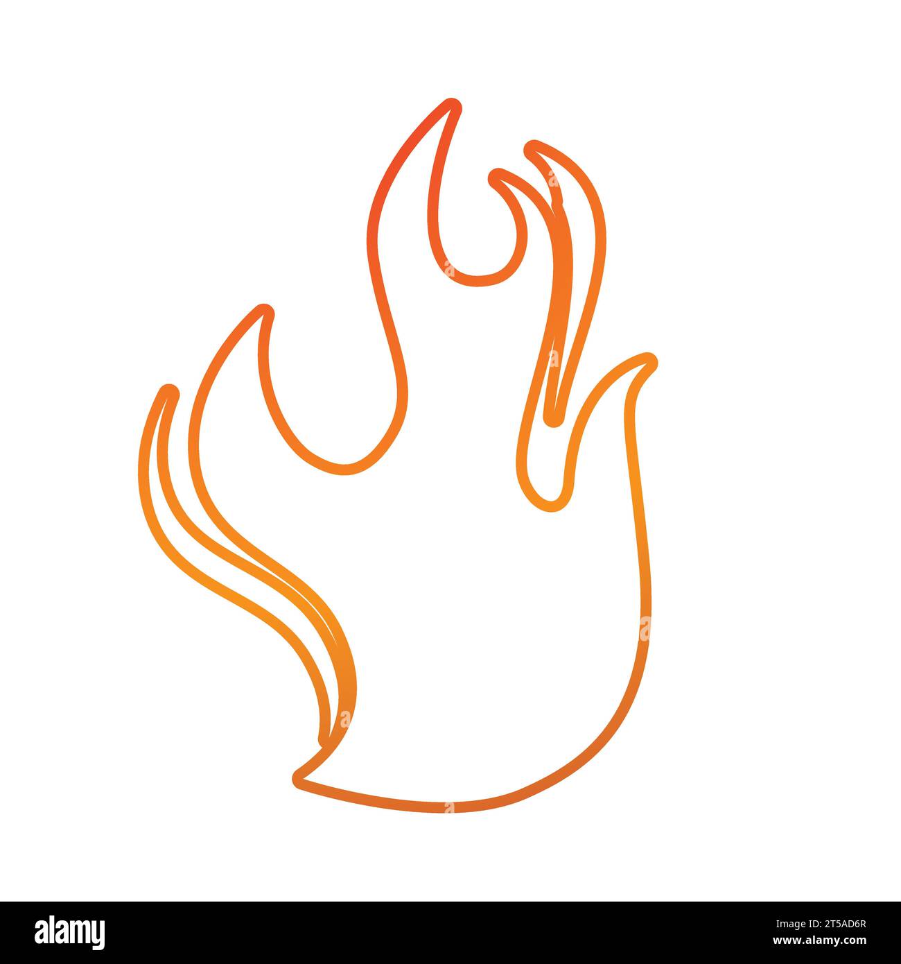 Fire Logo Template Flame Clipart Symbol Icon Vector Stock Vector Image ...