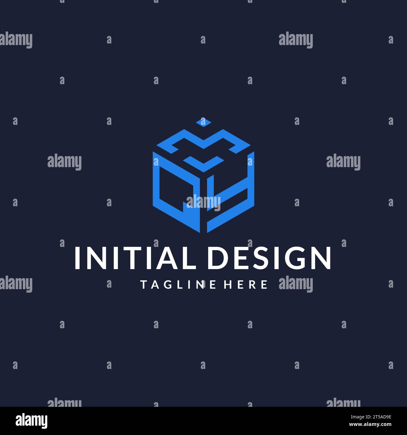 QY logo hexagon designs, best monogram initial logo with hexagonal shape design ideas ...