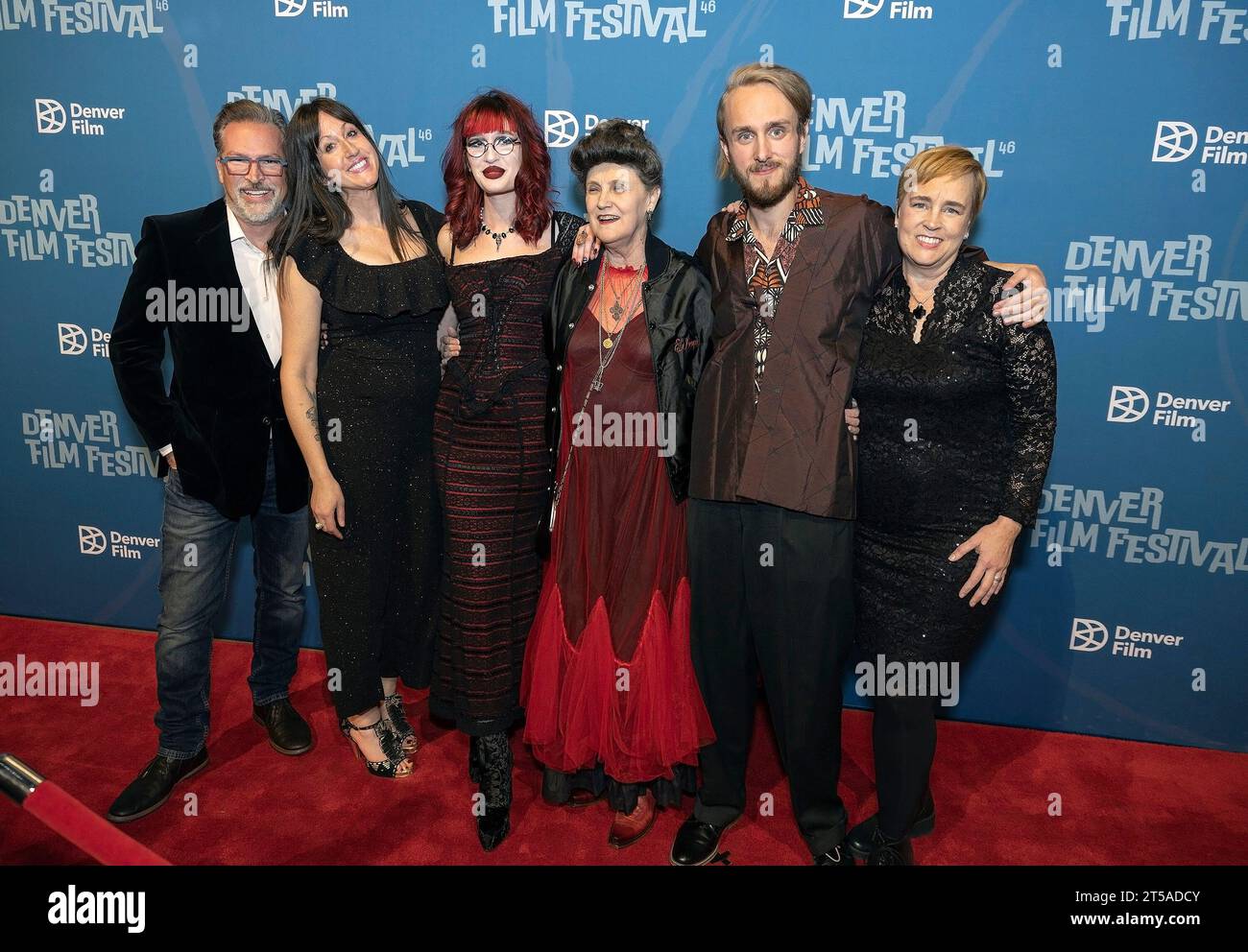 November 3, 2023, Denver, Colorado, USA: JACK & HILARY DEMPSEY, left ...
