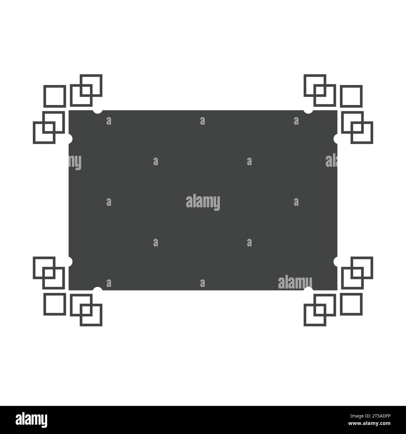 chinese border frame template Stock Vector Image & Art - Alamy
