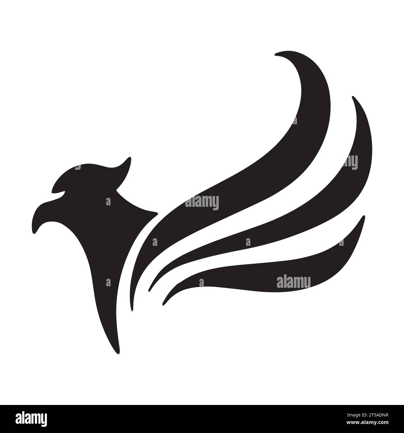 Wing falcon bird Logo Template vector Stock Vector Image & Art - Alamy