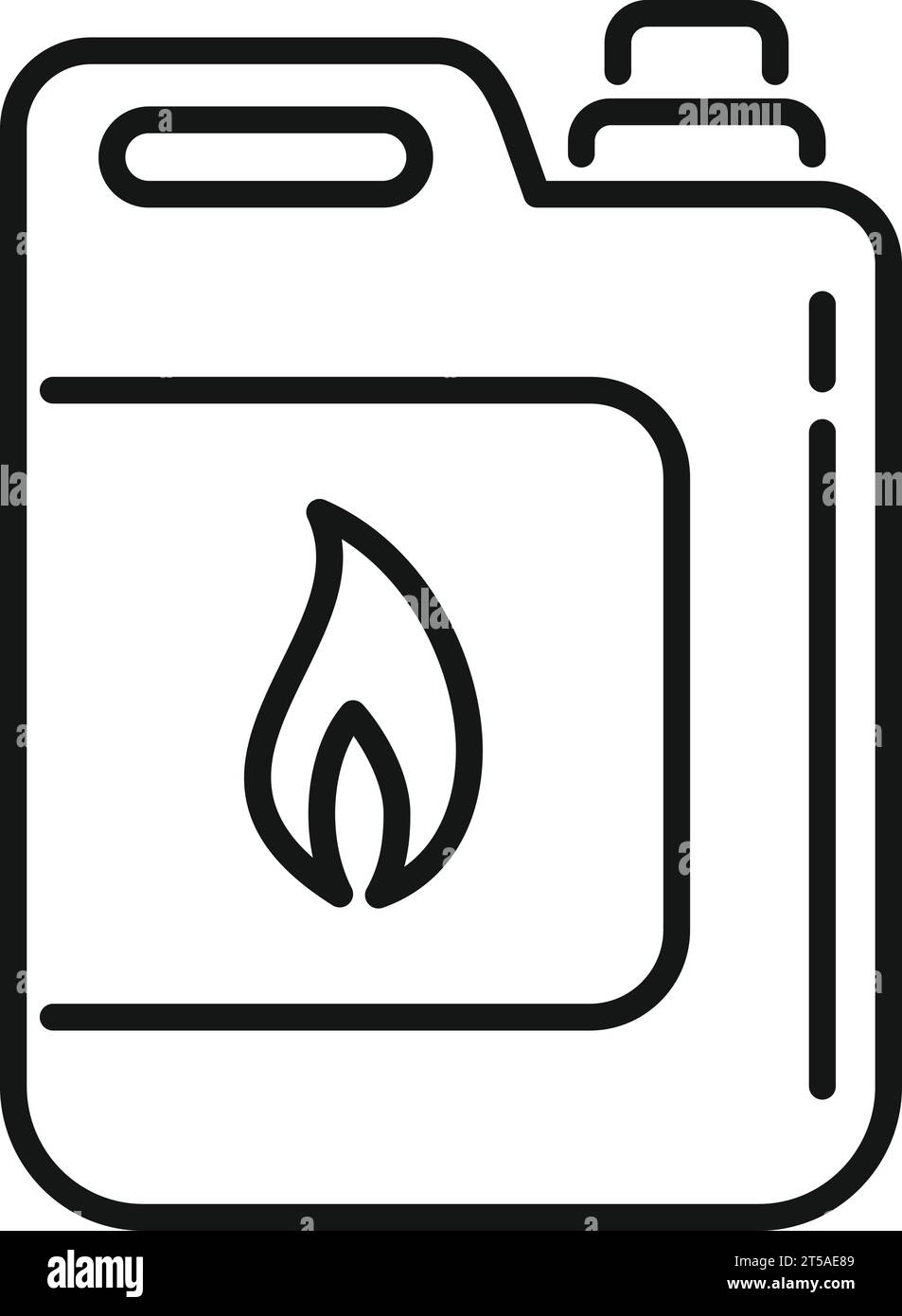 Kerosene canister icon outline vector. Fuel gasoline pot. Tank oil ...