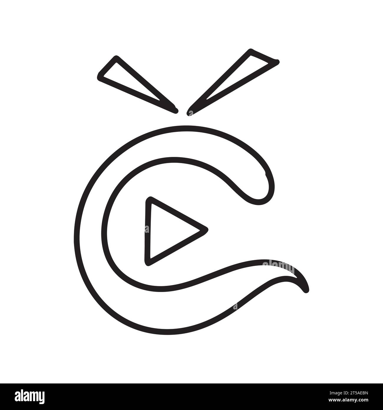 Tv channel logo Black and White Stock Photos & Images - Alamy