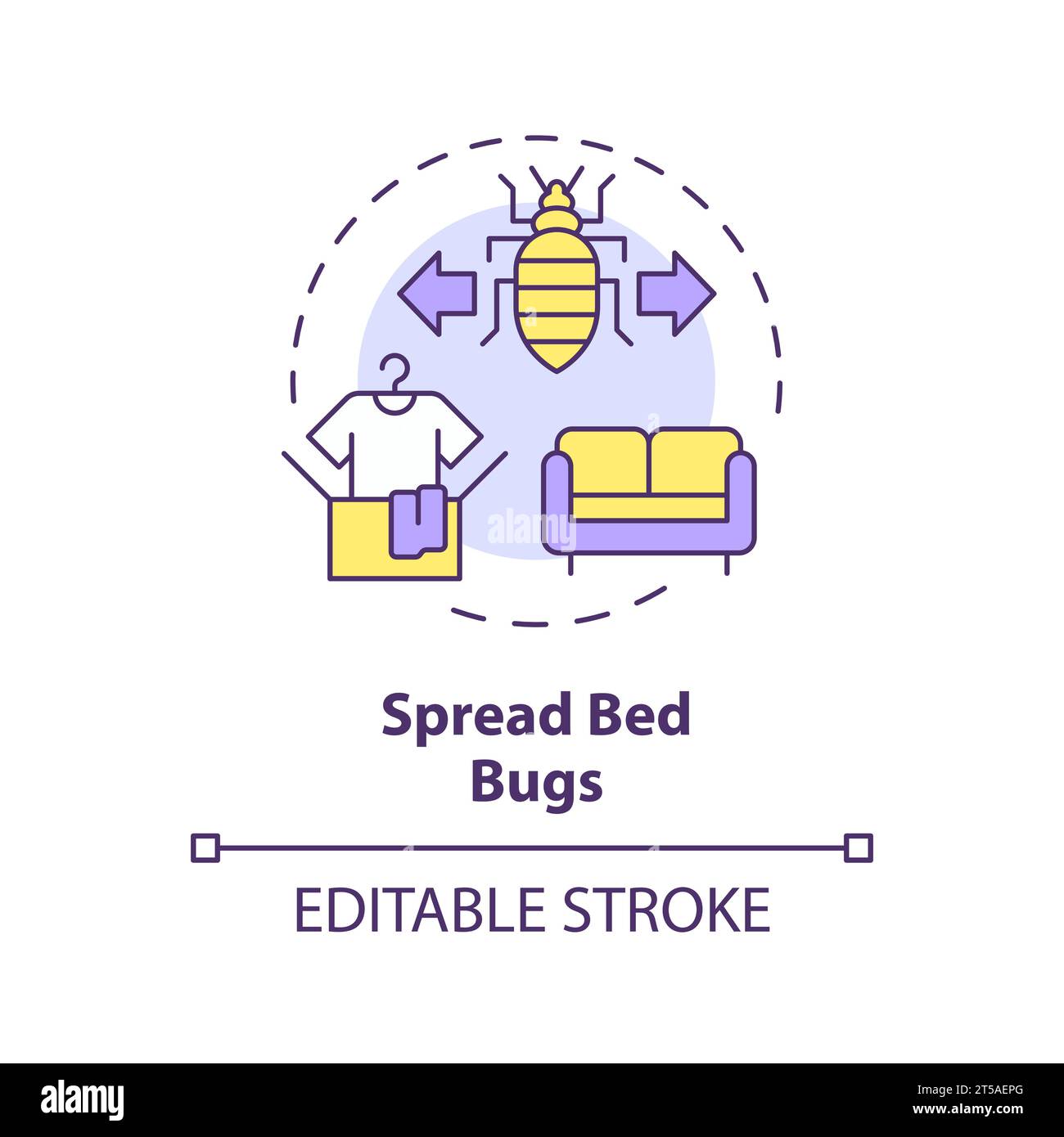 Bed bugs Stock Vector Images - Alamy