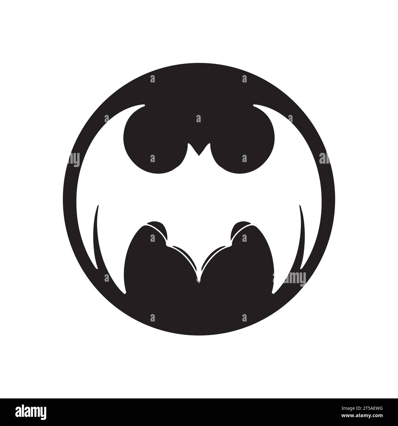 Bat wing logo vector element Stock Vector Image & Art - Alamy