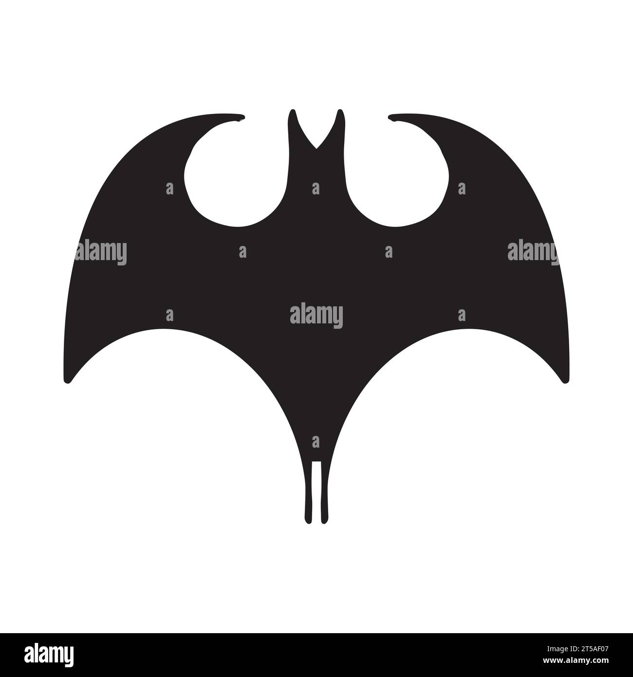 Bat wing logo vector element Stock Vector Image & Art - Alamy