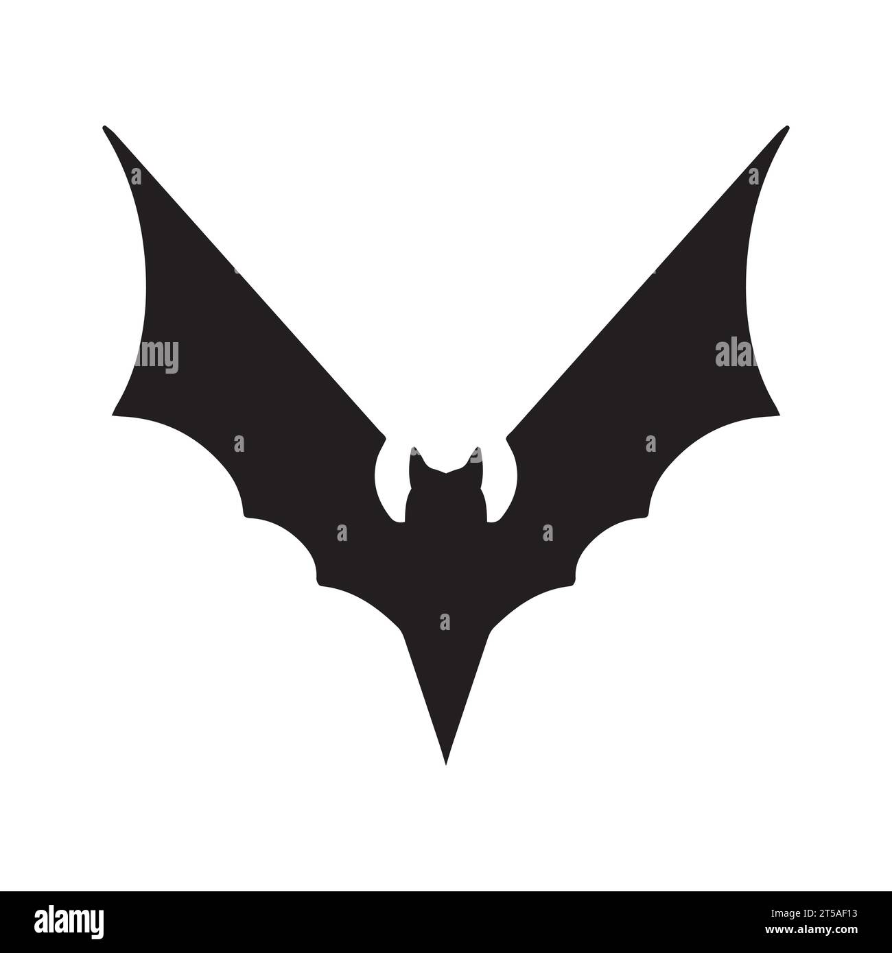 Bat wing logo vector element Stock Vector Image & Art - Alamy