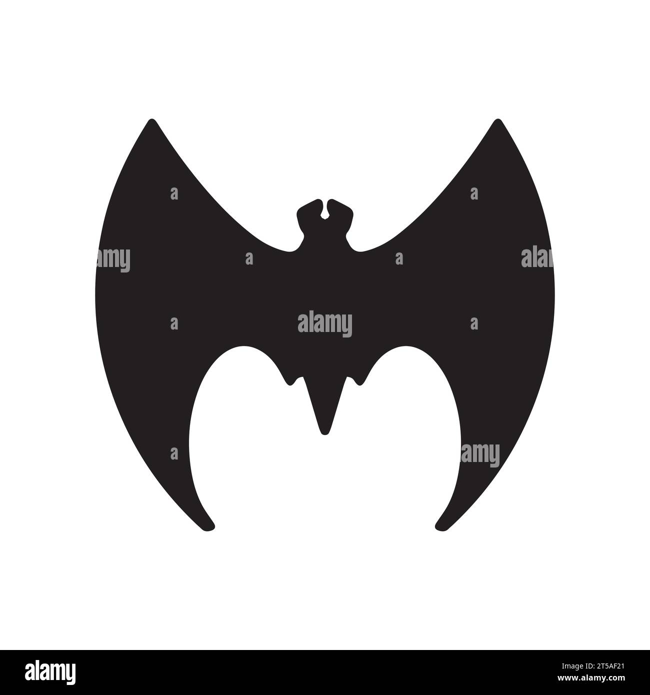 Bat wing logo vector element Stock Vector Image & Art - Alamy