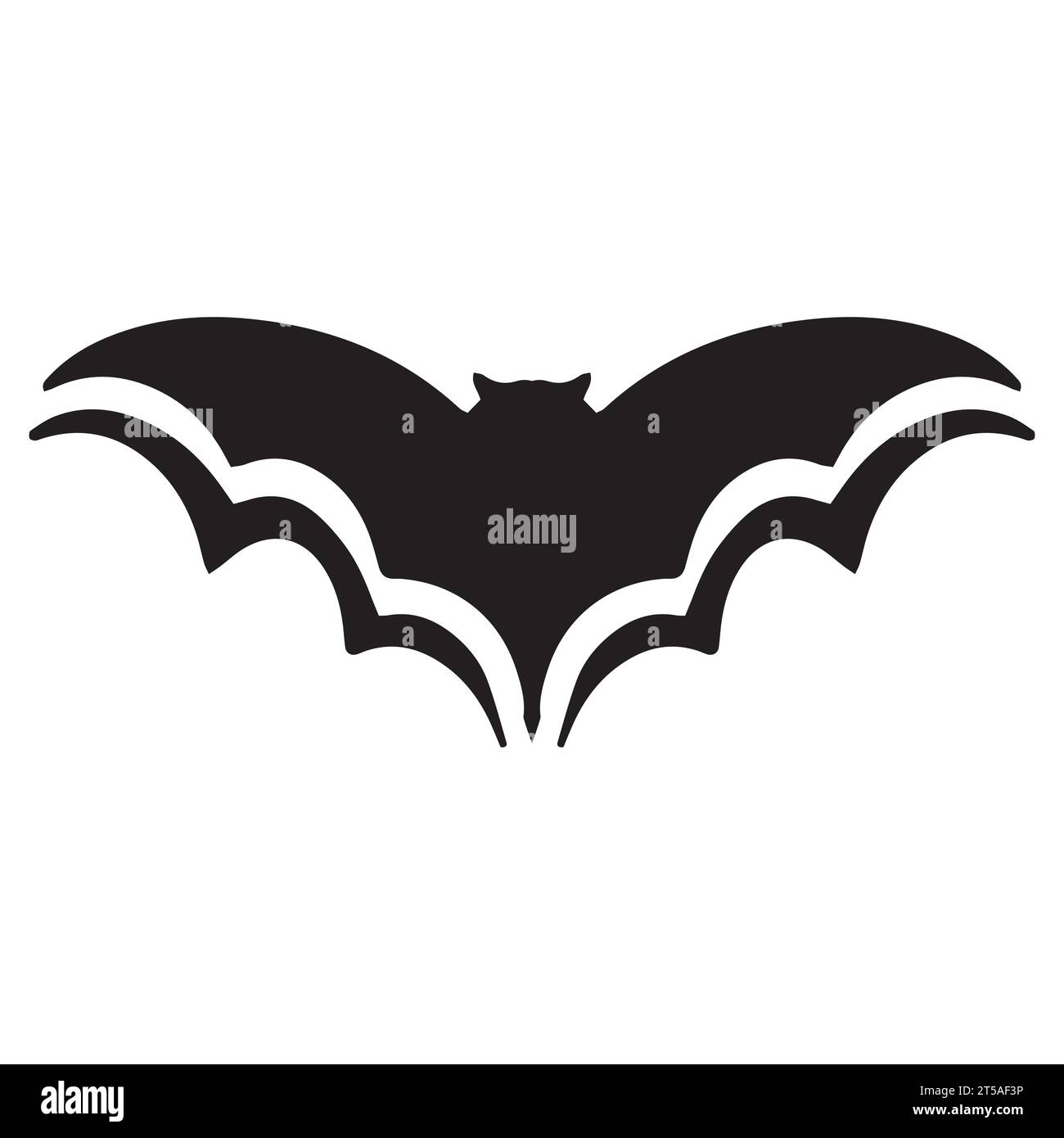 Bat wing logo vector element Stock Vector Image & Art - Alamy