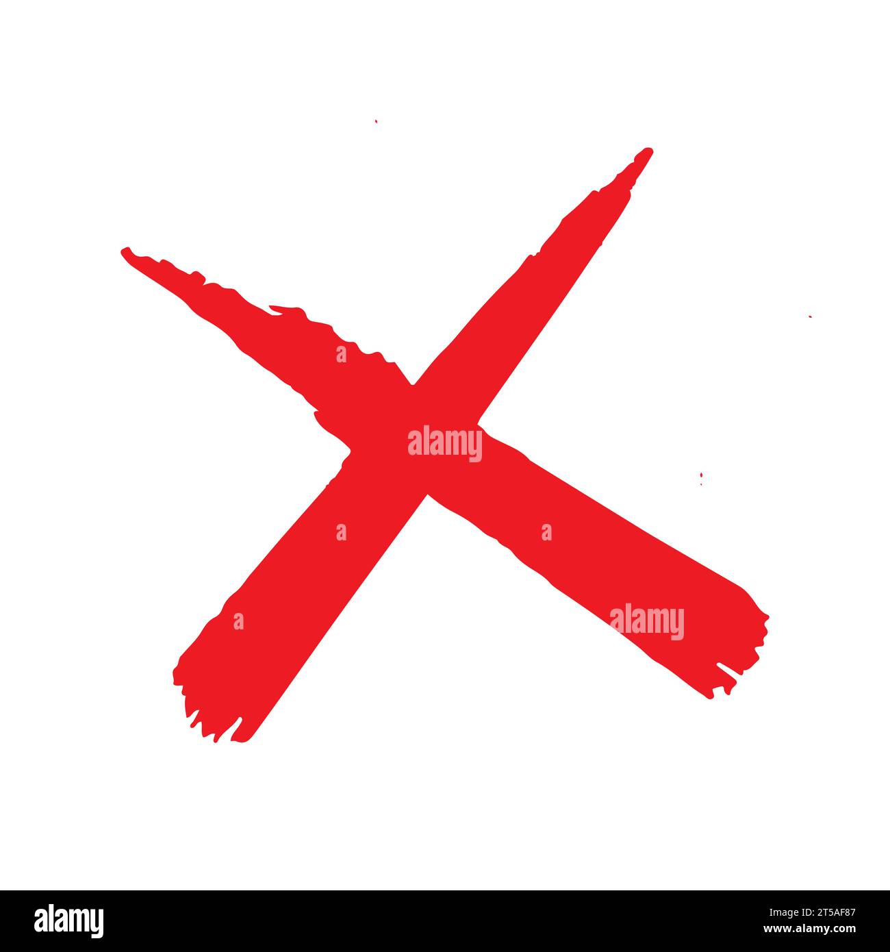 Red cross icon brush element Stock Vector Image & Art - Alamy