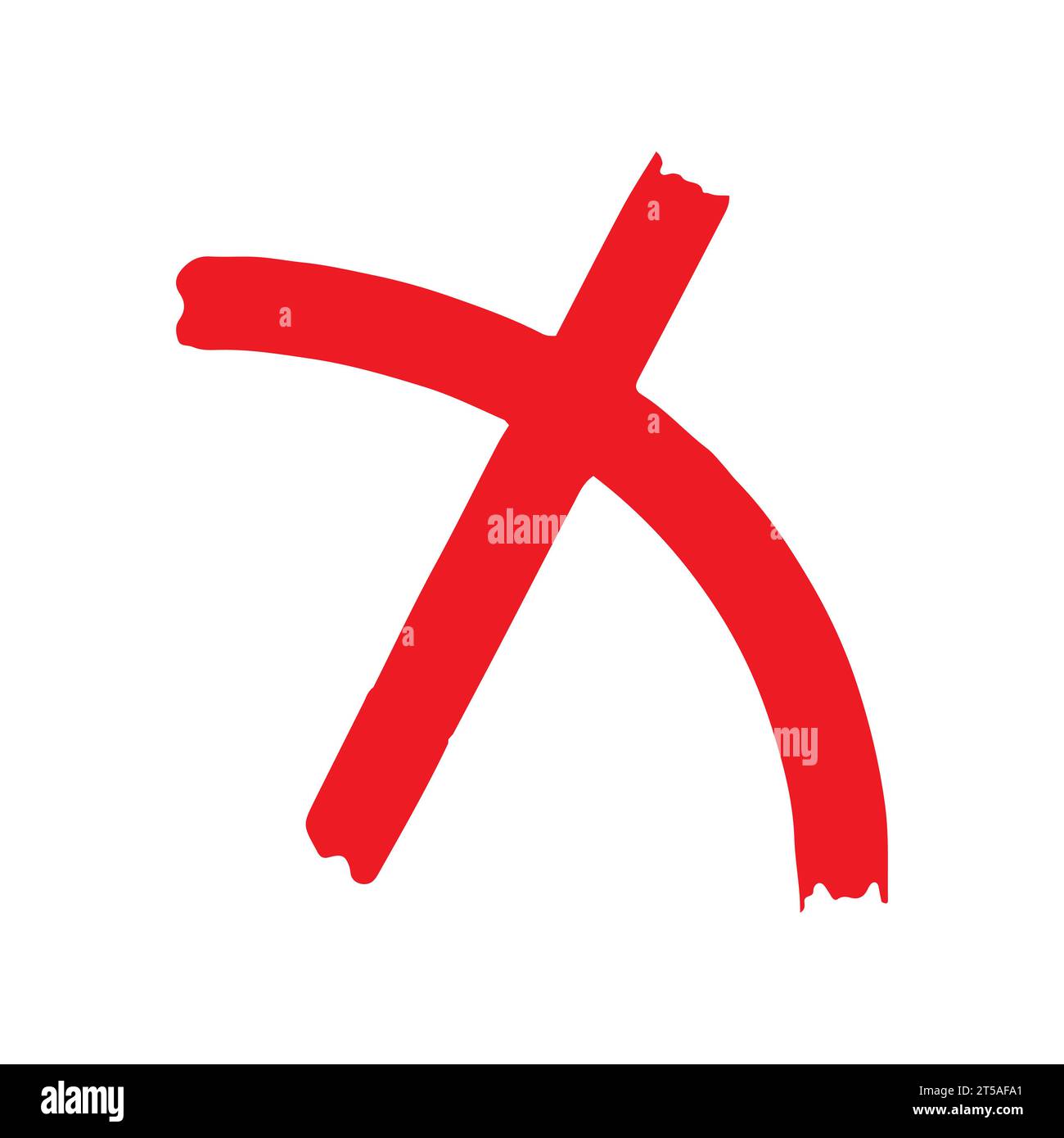 Red cross icon brush element Stock Vector Image & Art - Alamy