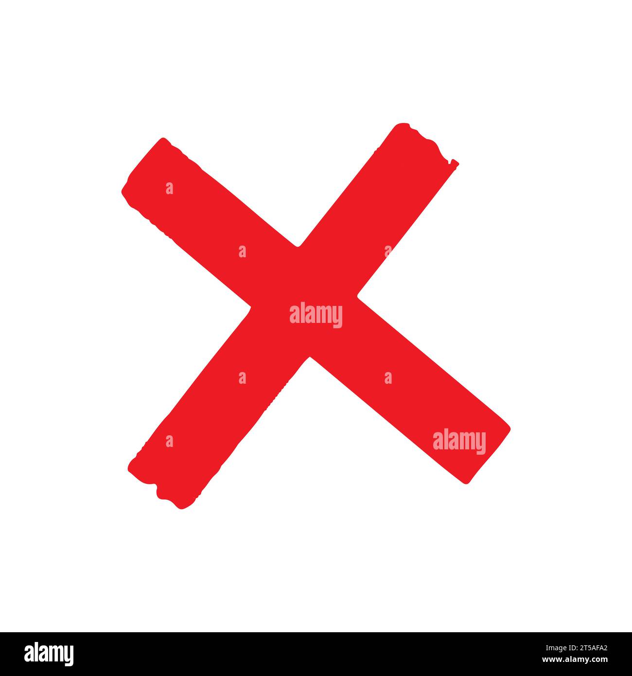 Red cross icon brush element Stock Vector Image & Art - Alamy