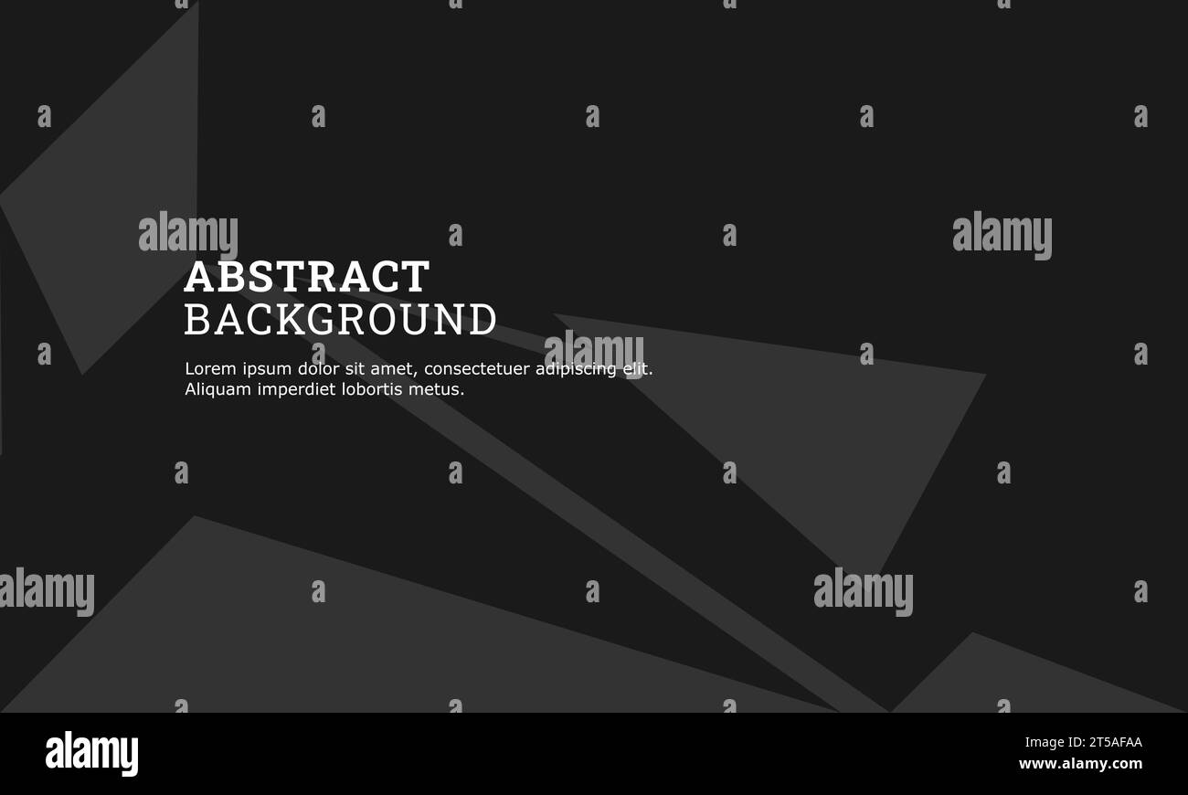 Abstract dark background with polygon shape as shadow. Cool design ...