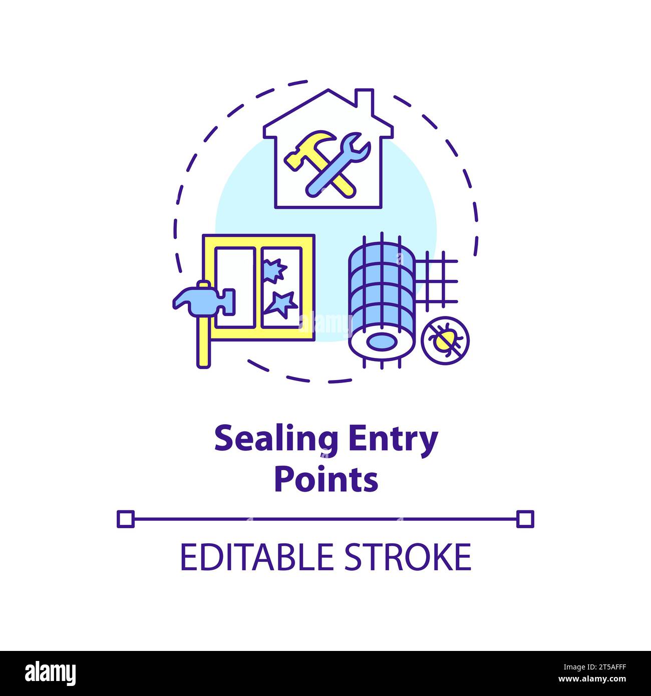 Sealing entry points hi-res stock photography and images - Alamy