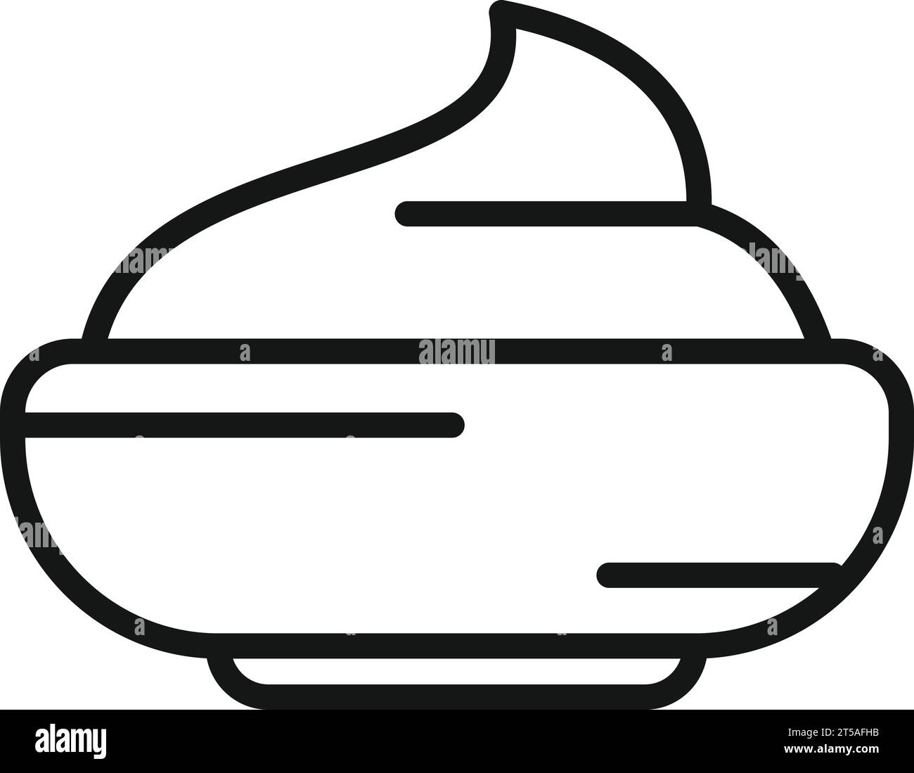 Sauce green wasabi icon outline vector. Stem face asian food. Food ...