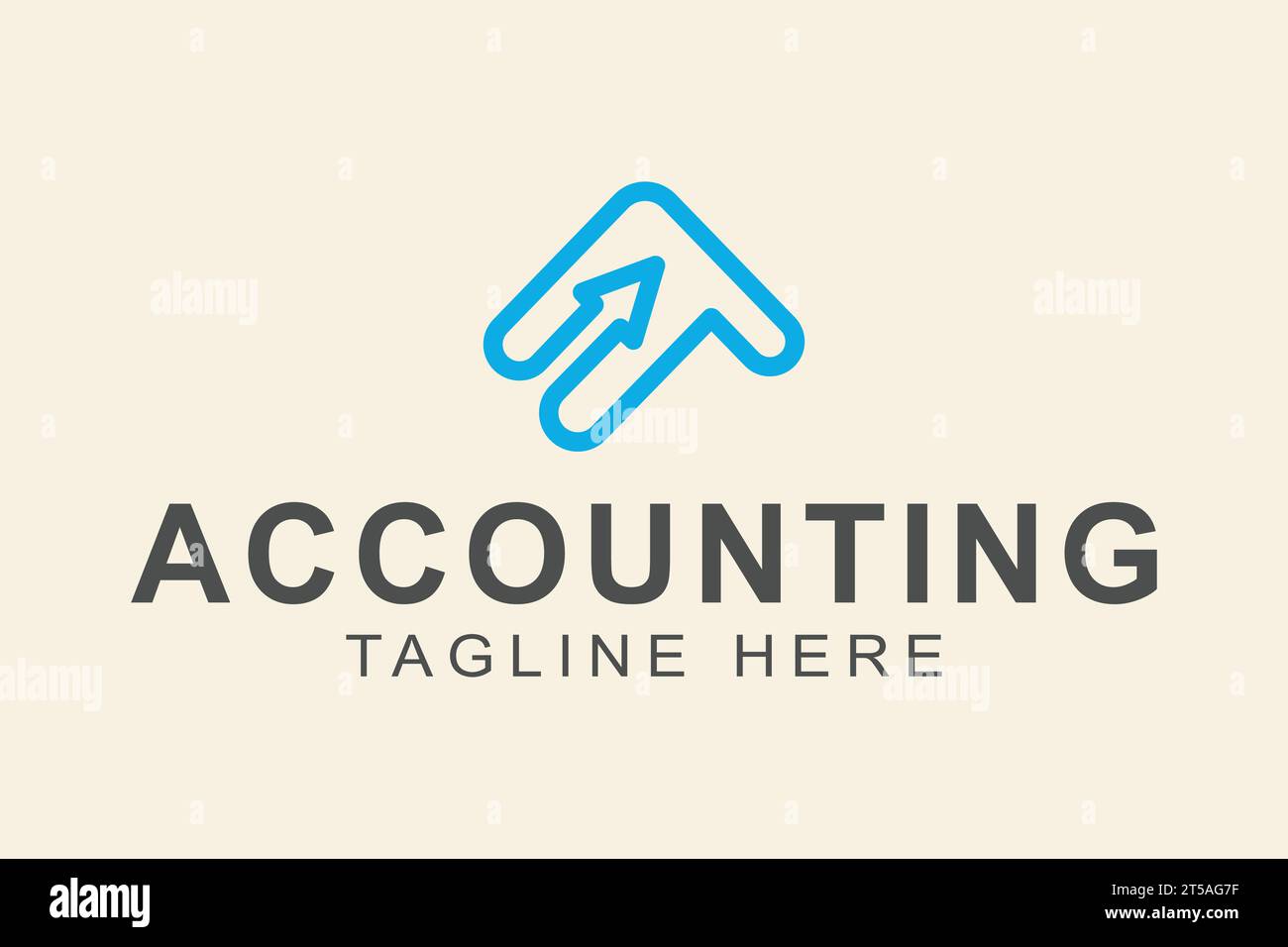 Letters abstract logo A with arrow. suitable for accounting logo ...