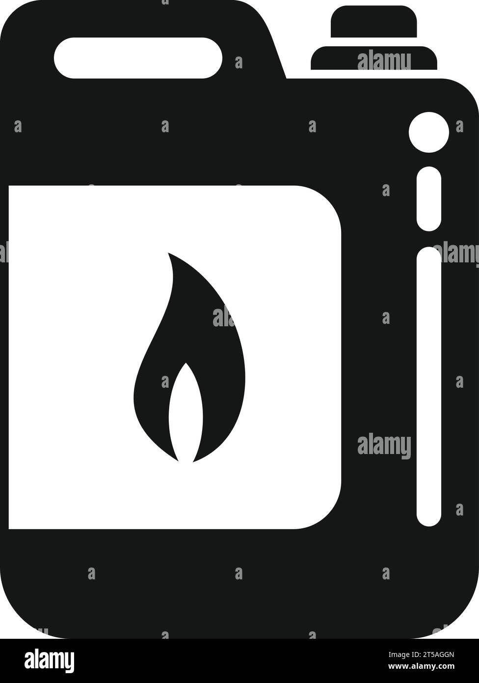 Kerosene canister icon simple vector. Fuel gasoline pot. Tank oil ...