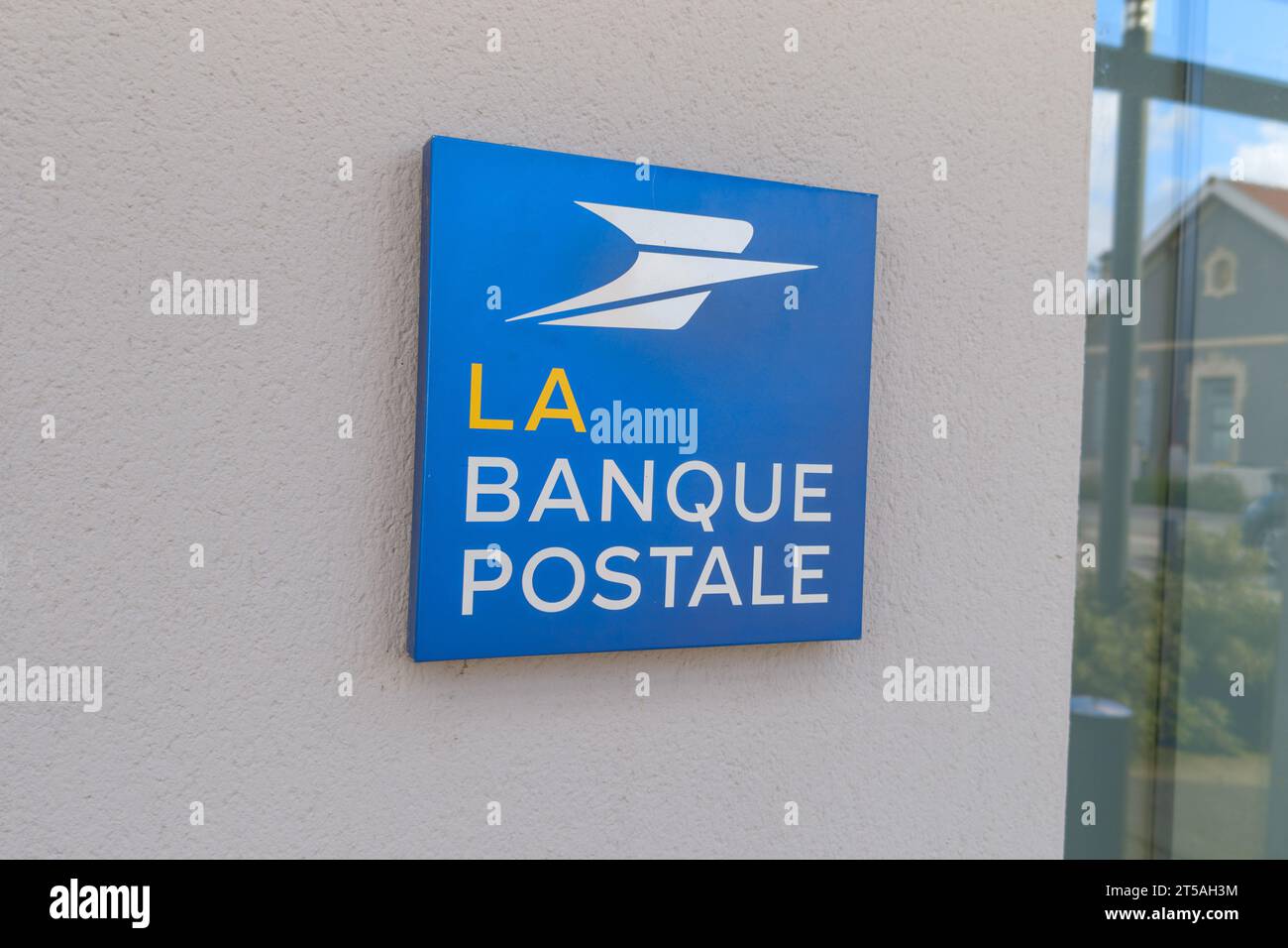 Bordeaux , France - 10 31 2023 : La Banque Postale sign brand and text ...