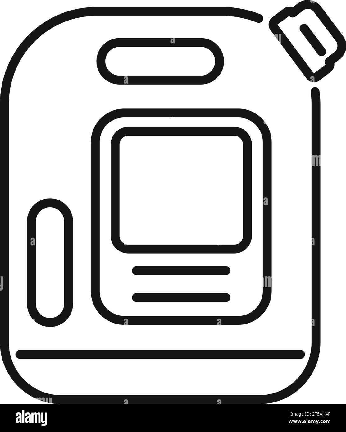 Portable kerosene canister icon outline vector. Chemical heating tank ...