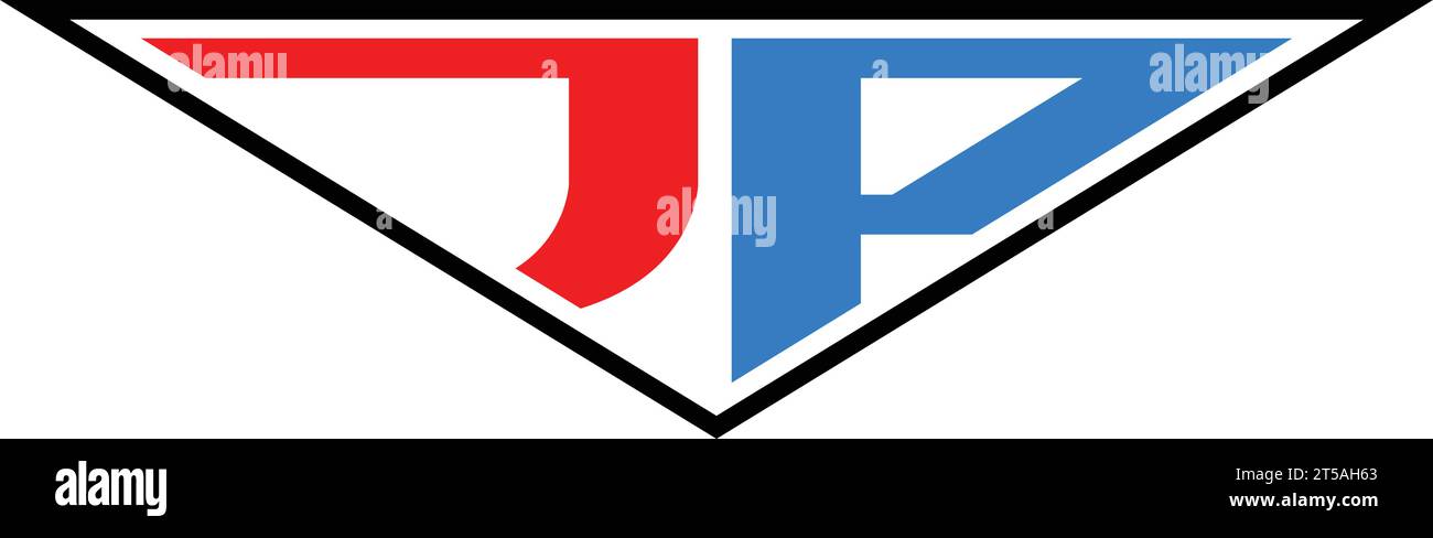 jp letter logo vector illustration design Stock Vector Image & Art - Alamy