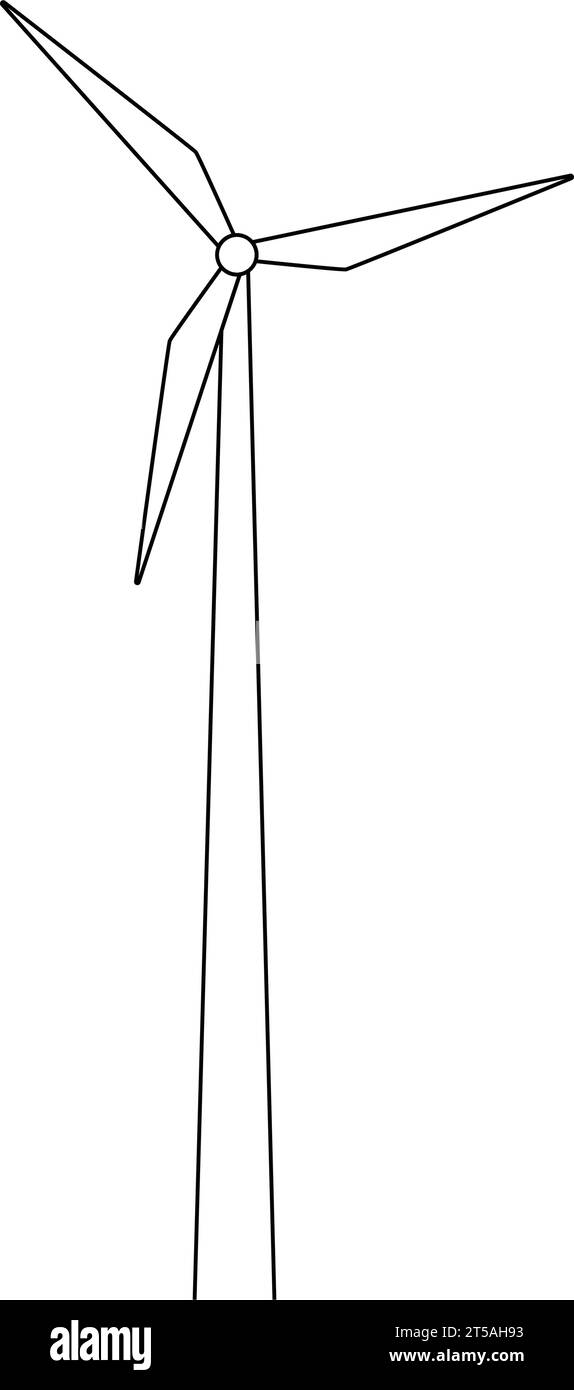 Wind energy vector Black and White Stock Photos & Images - Alamy