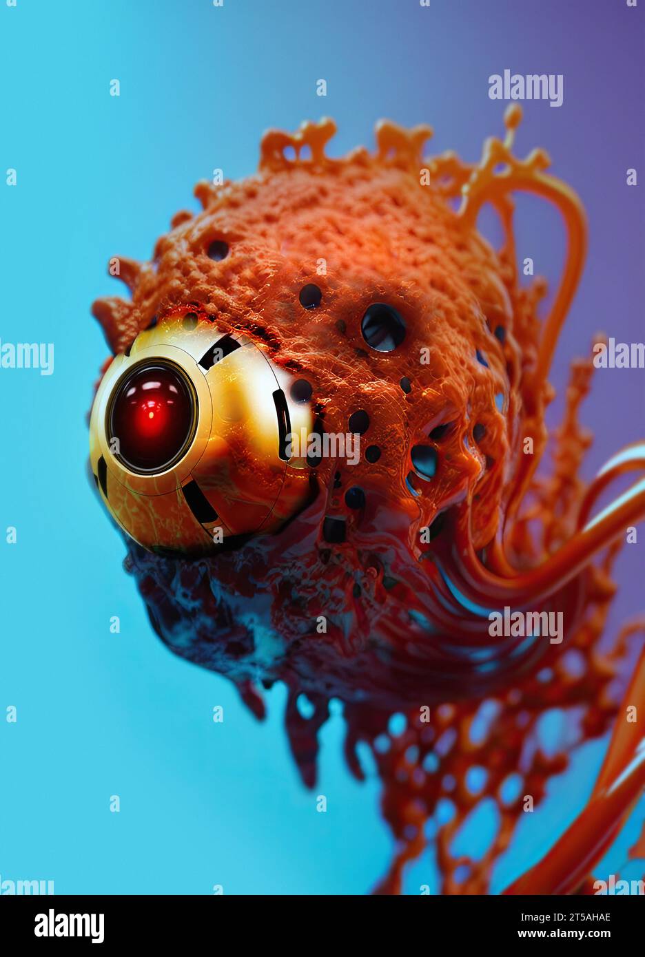 Engineered bacteria, conceptual illustration Stock Photo - Alamy