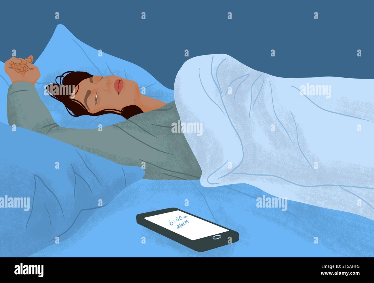 Insomnia illustration hi-res stock photography and images - Alamy