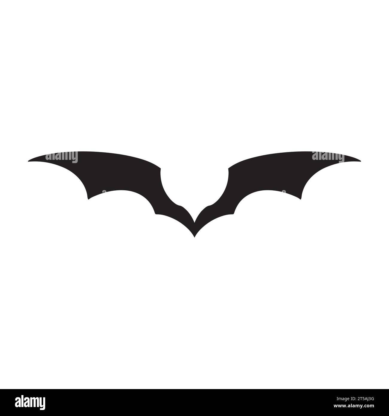 Bat wing logo vector element Stock Vector Image & Art - Alamy