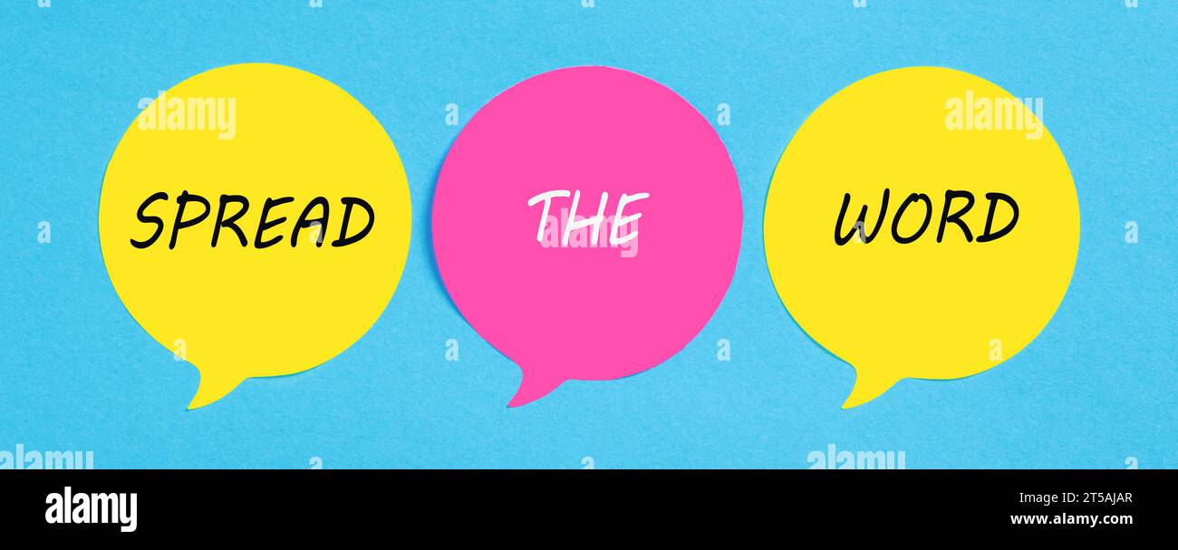 Word spread hi-res stock photography and images - Alamy