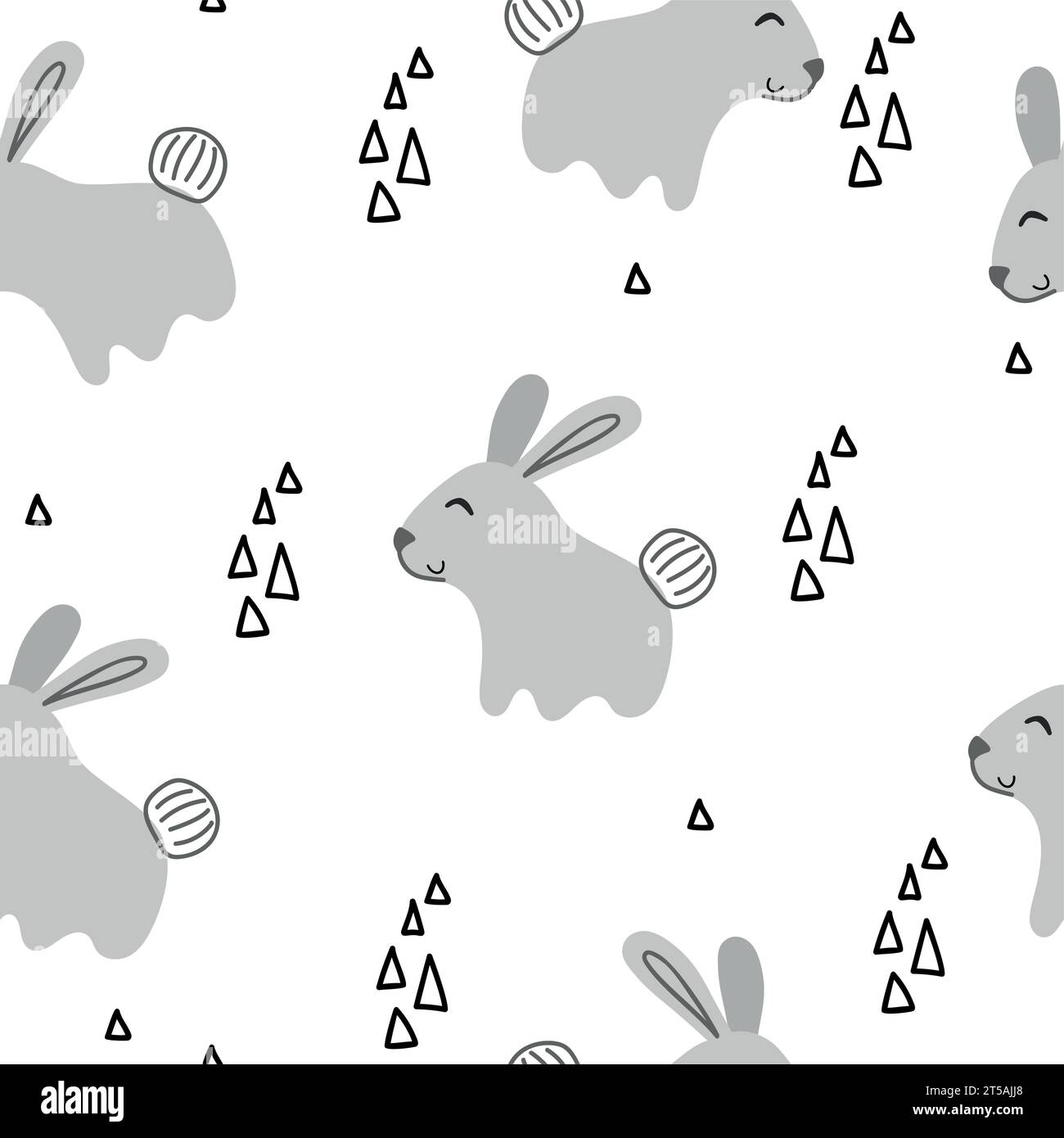 Forest rabbit Black and White Stock Photos & Images - Alamy