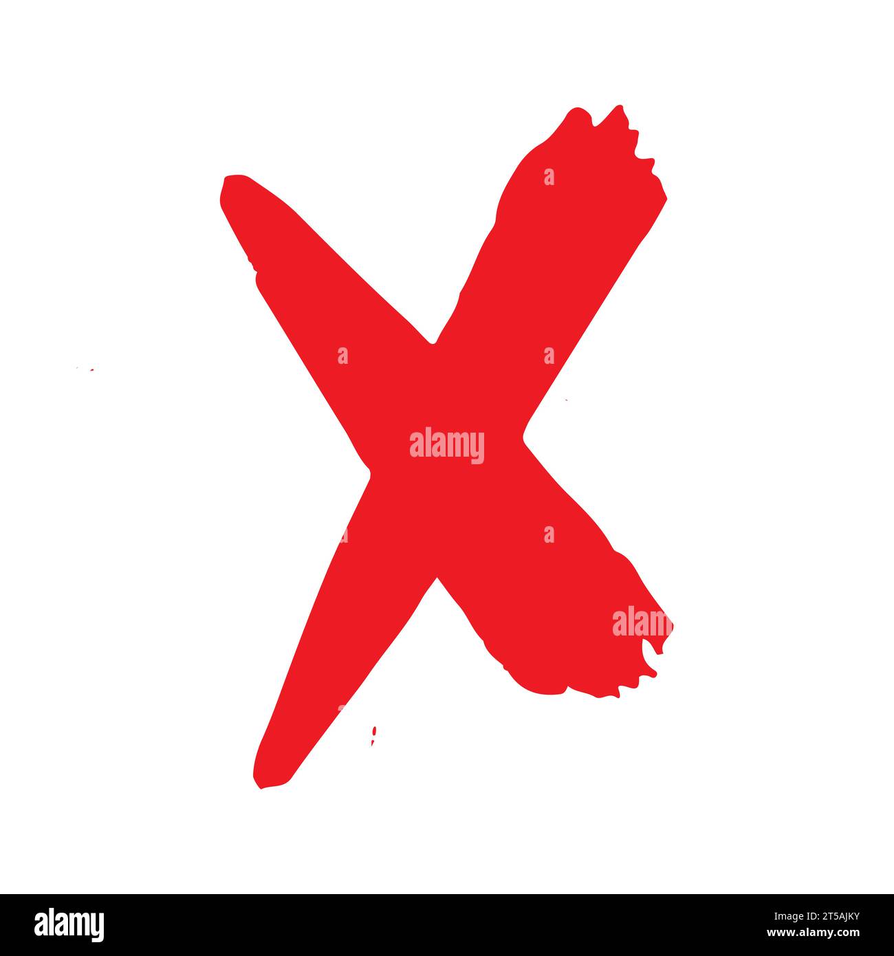 Red cross icon brush element Stock Vector Image & Art - Alamy