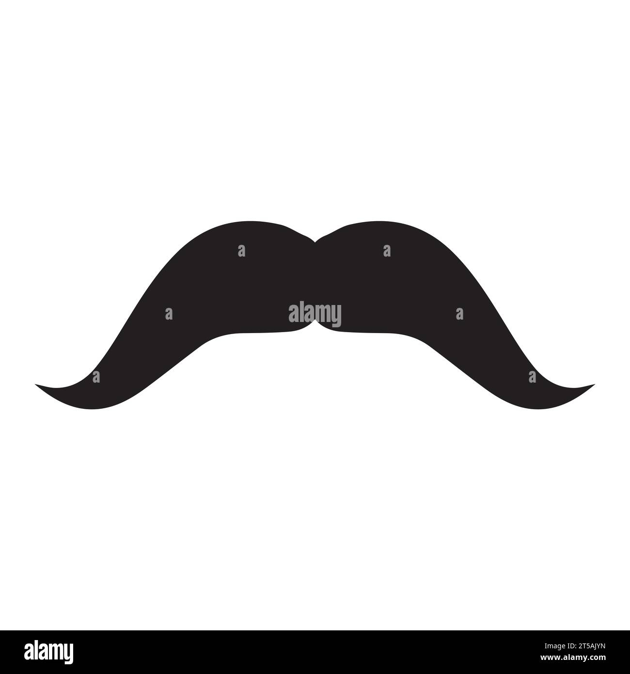 Moustache Vector icon logo element Stock Vector Image & Art - Alamy