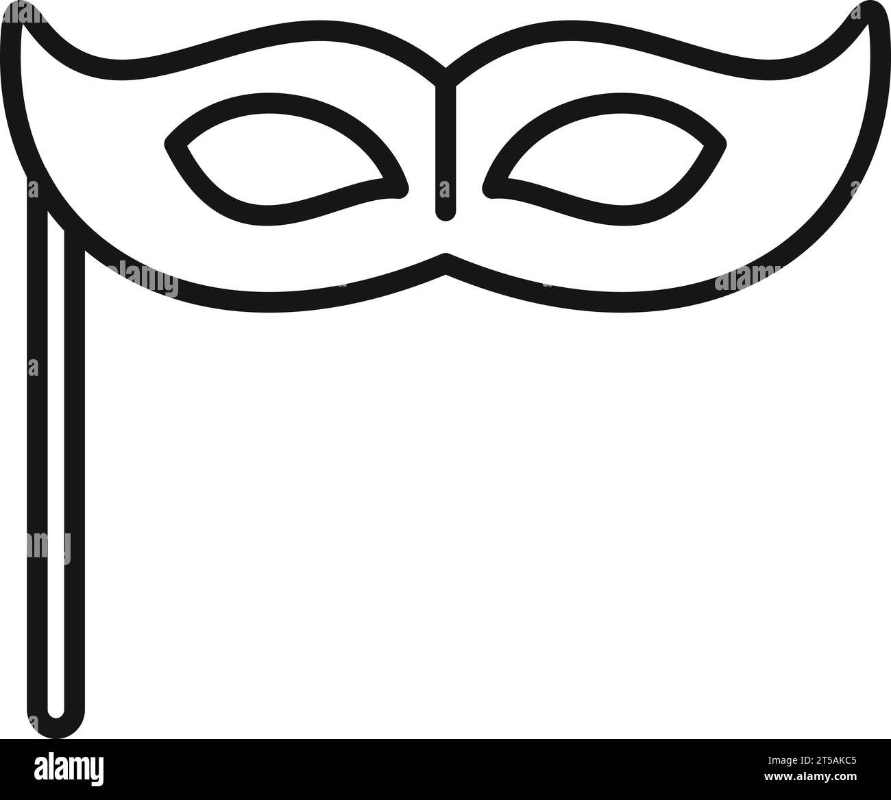 Anonymous eyes mask icon outline vector. Avatar face. Work office job ...