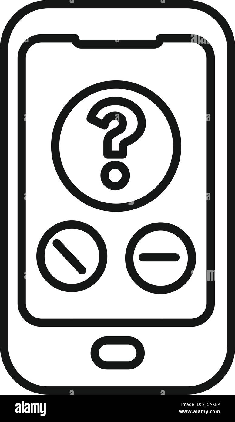 Anonymous phone call icon outline vector. Face mark user. Agent data ...