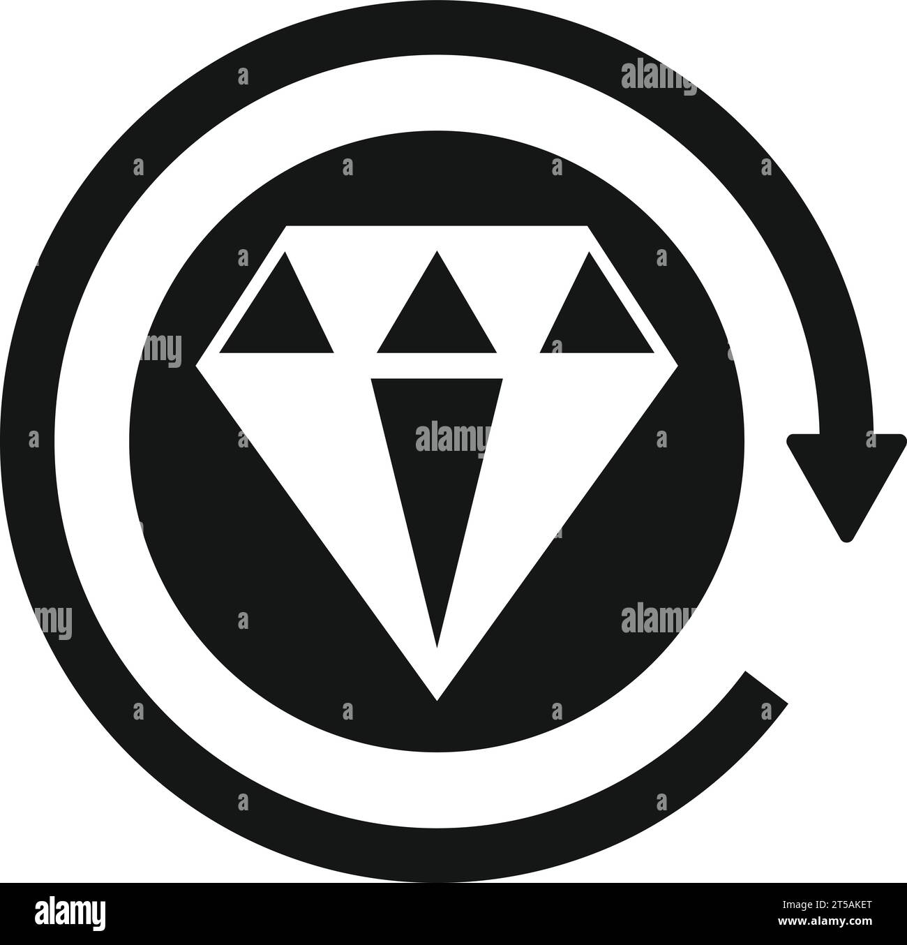 Realization best diamond level icon simple vector. Motivation people ...