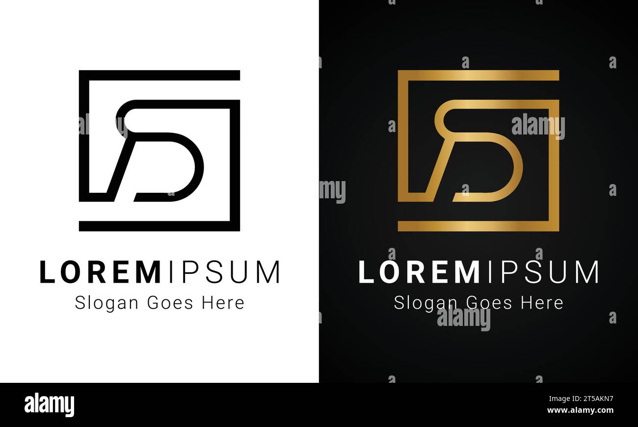 Rd letters Stock Vector Images - Alamy