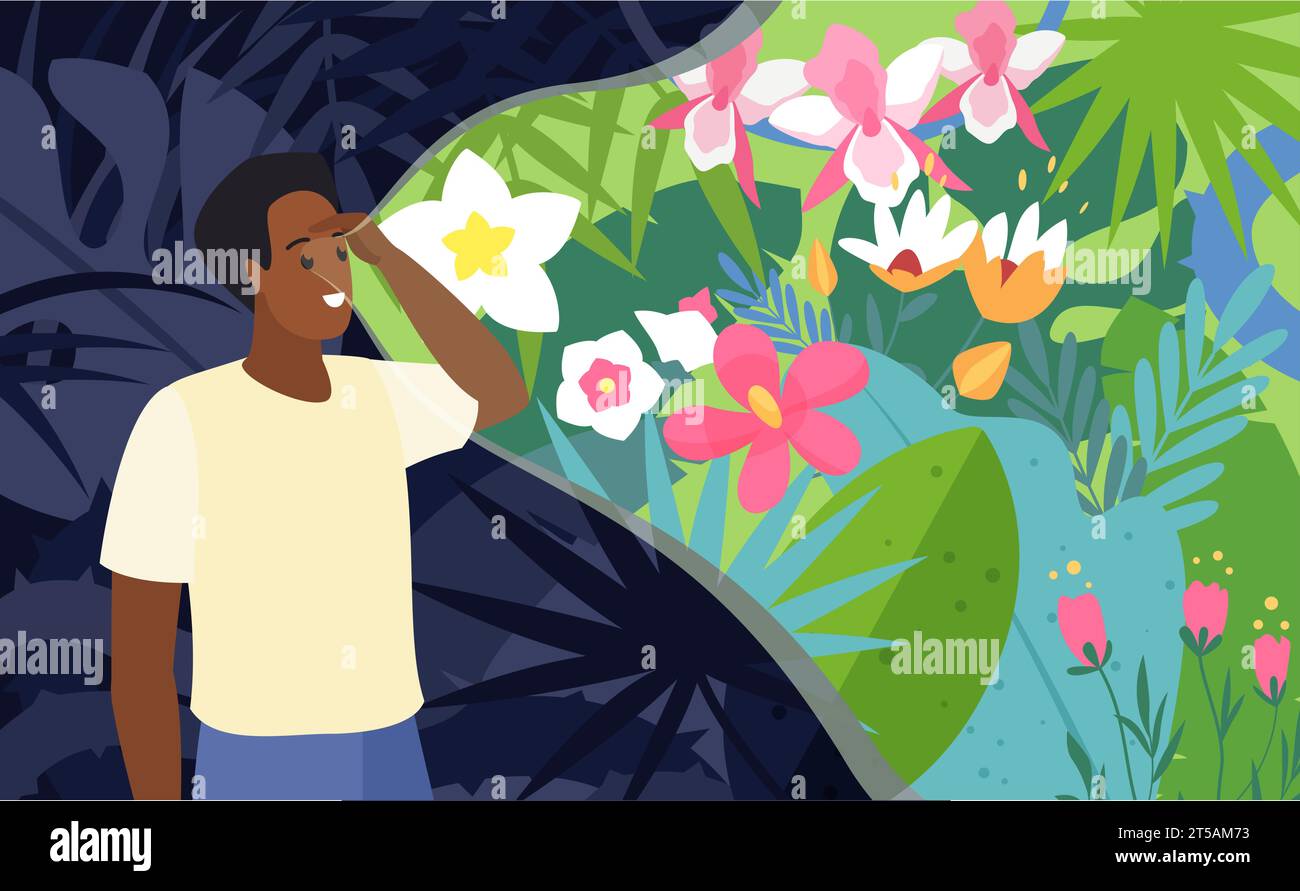 Cartoon happy man hi-res stock photography and images - Alamy