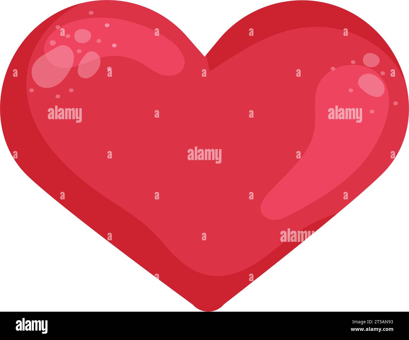 Isolated cute heart shape icon Vector Stock Vector Image & Art - Alamy