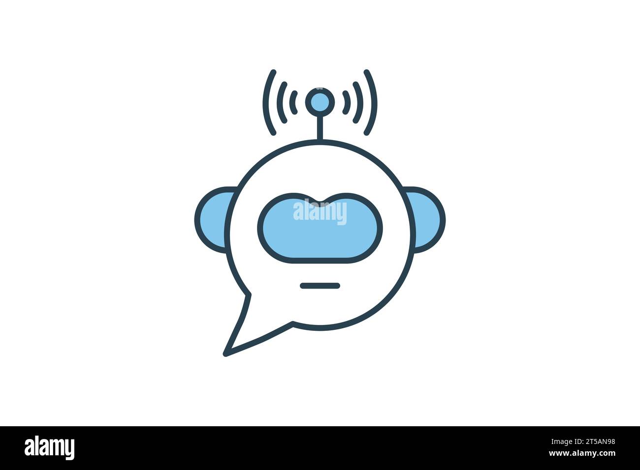 chatbot icon. icon related to device, artificial intelligence. flat ... chatbot icon. icon related to device, artificial intelligence. flat ...
