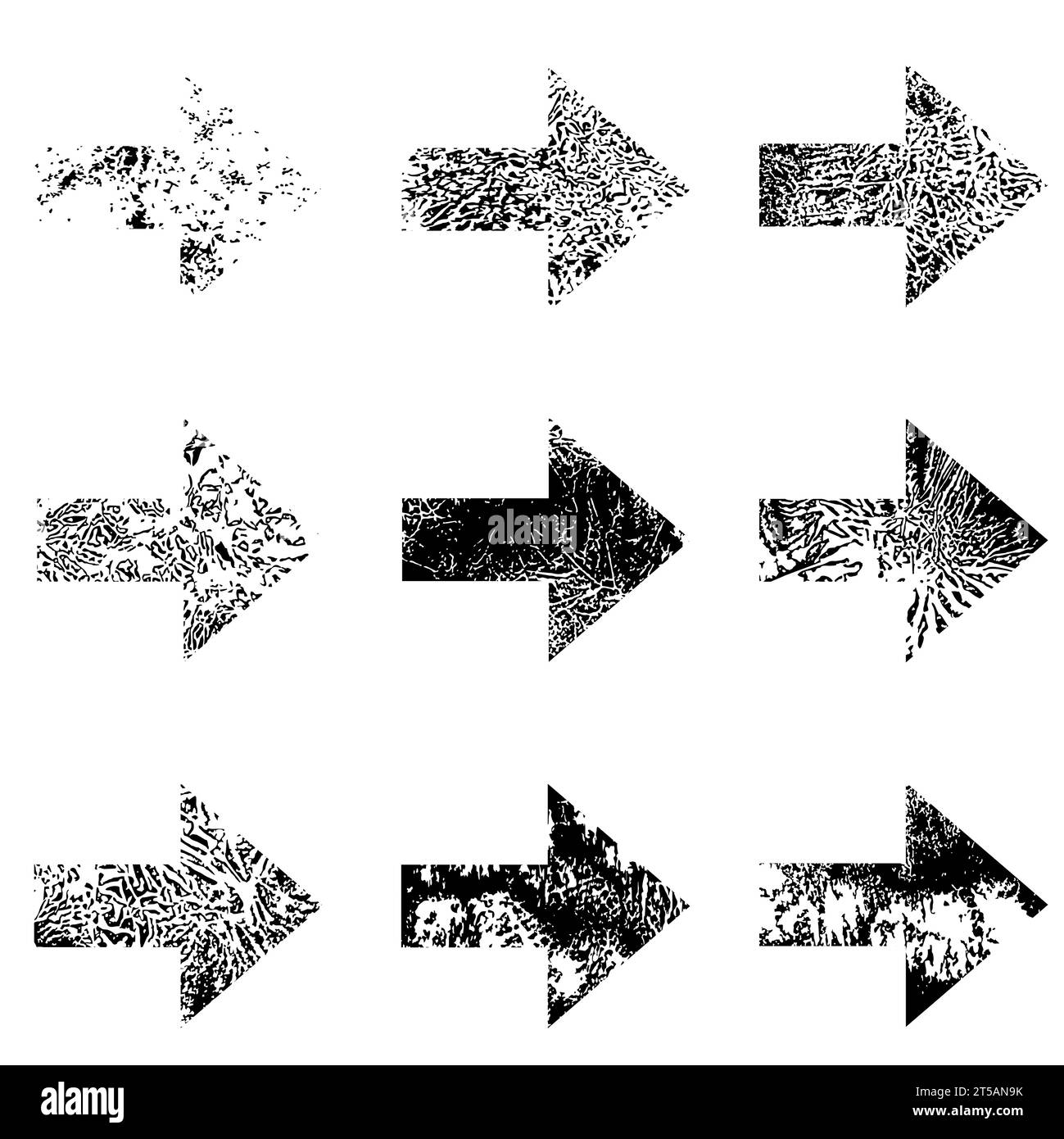 Grunge shapes arrow Stock Vector Image & Art - Alamy