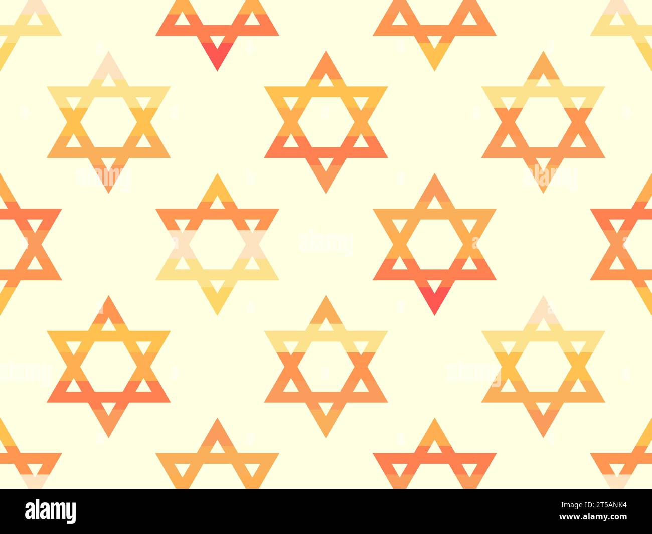 Hanukkah seamless pattern with stars of David. Hanukkah is a Jewish ...
