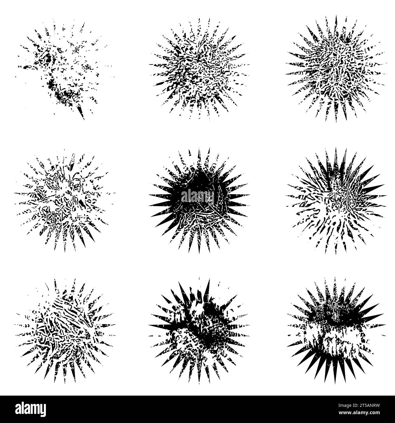 Grunge shapes star figure Stock Vector Image & Art - Alamy