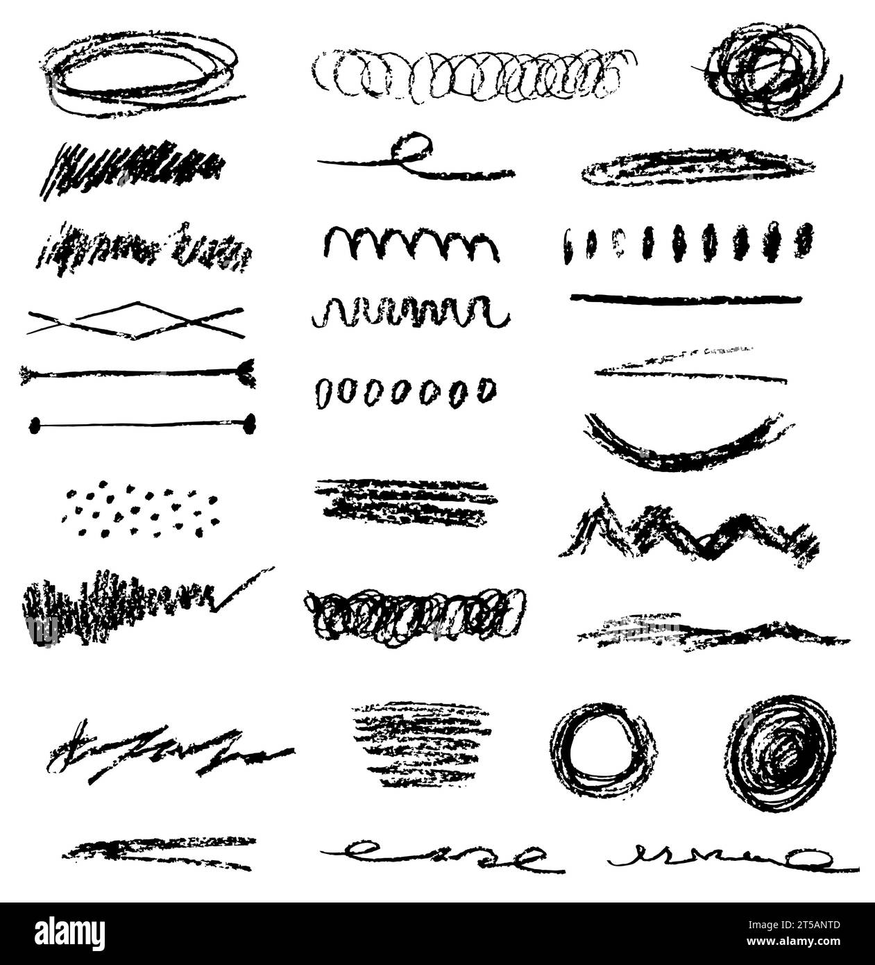 Set of scribble Stock Vector Image & Art - Alamy