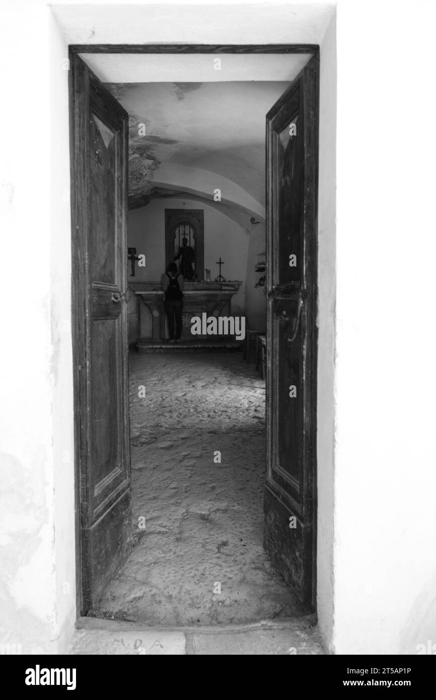 Church building cathedral hermitage Black and White Stock Photos ...