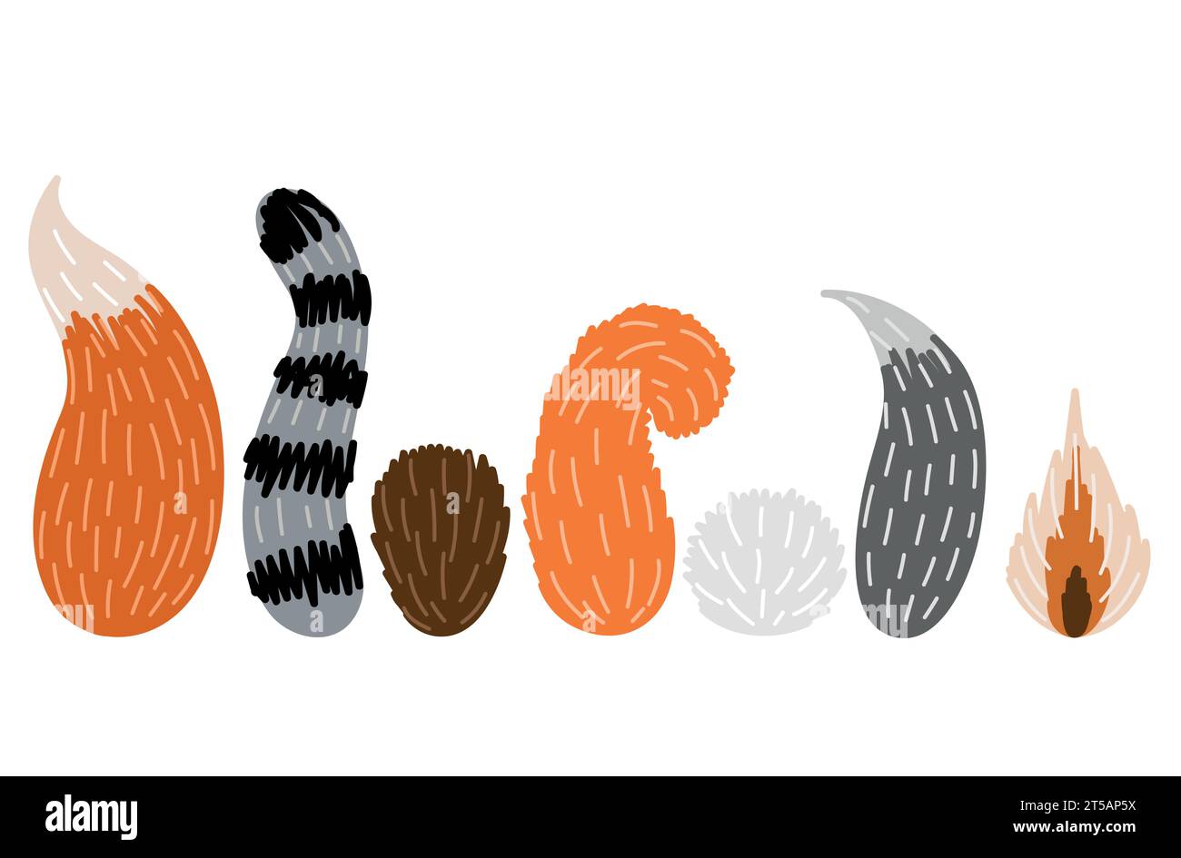 Vector animal tales Stock Vector Image & Art - Alamy