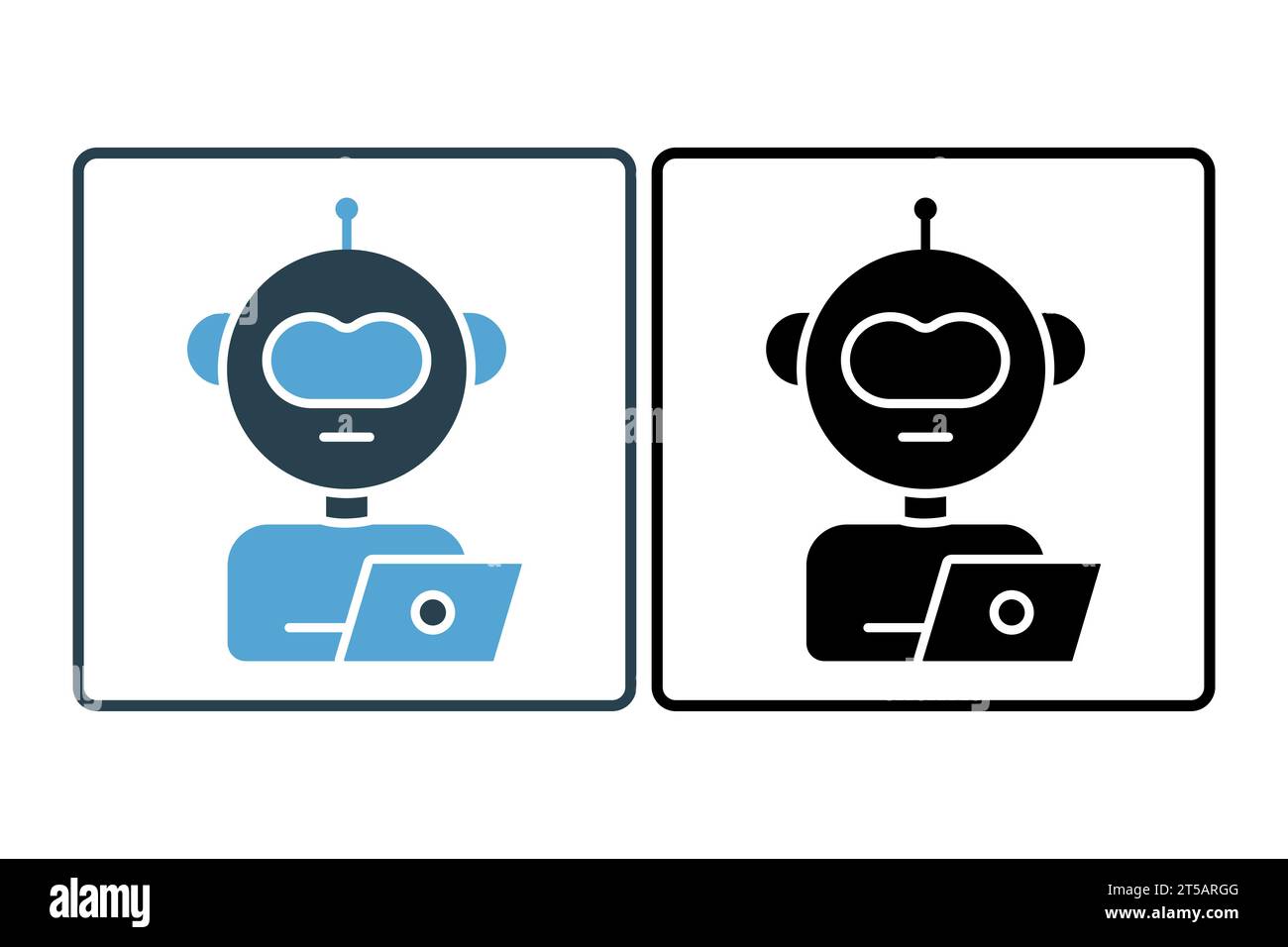 ai assistant icon. icon related to device, artificial intelligence ...