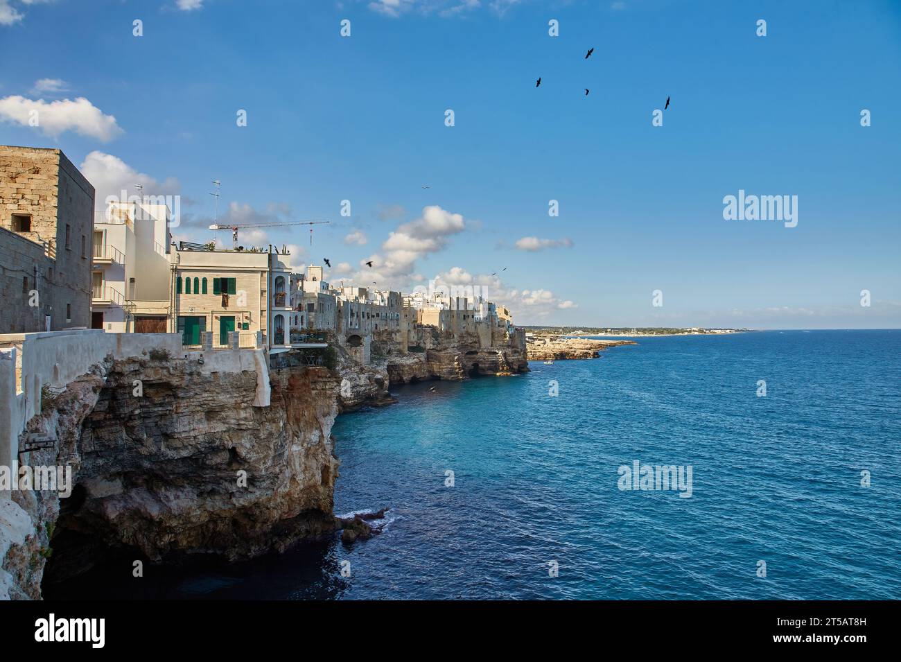 Scenic sight in Polignano a Mare, Bari Province, Apulia Puglia ...