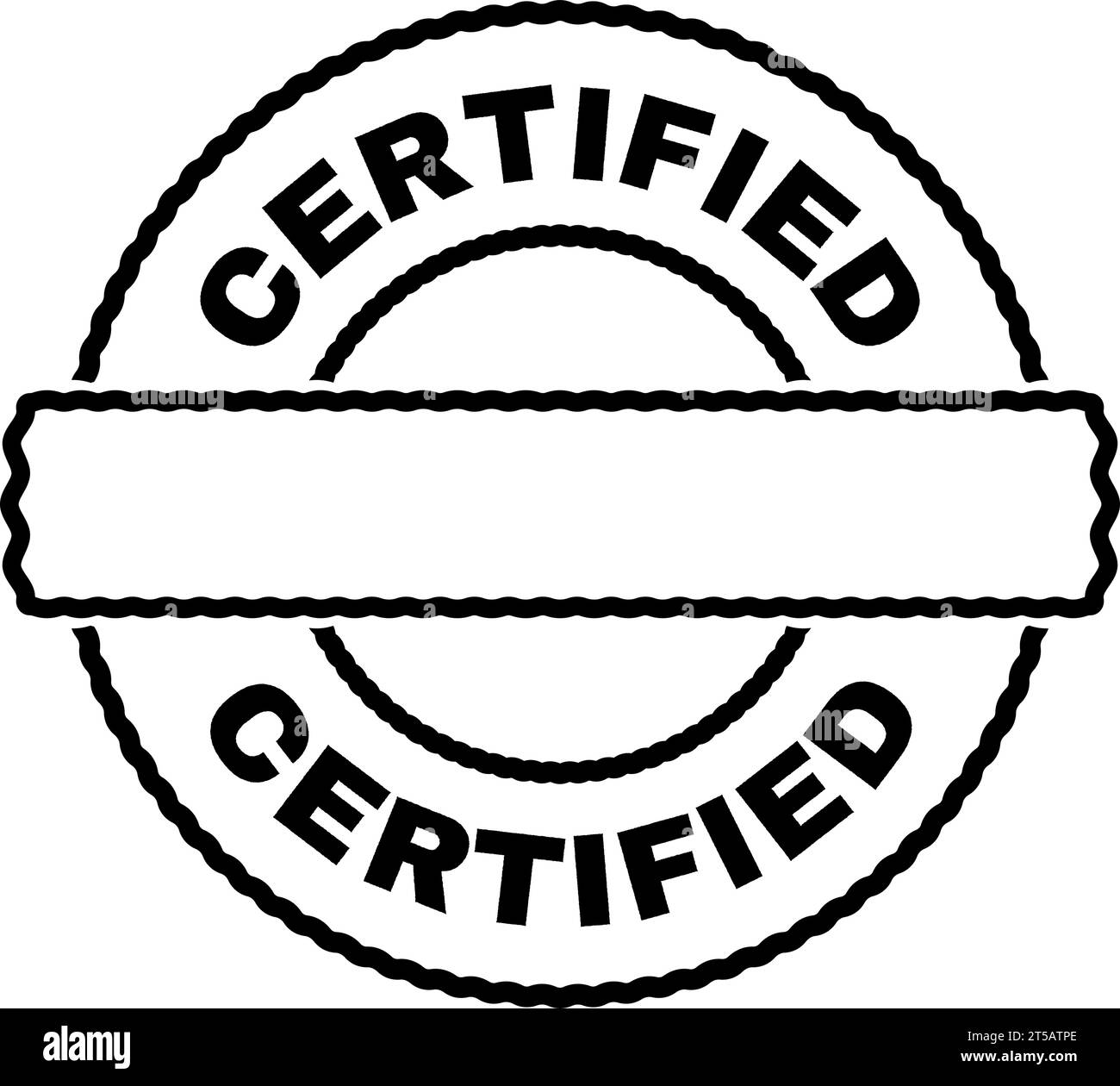 Certified rubber stamp template. Vector illustration Stock Vector Image & Art - Alamy