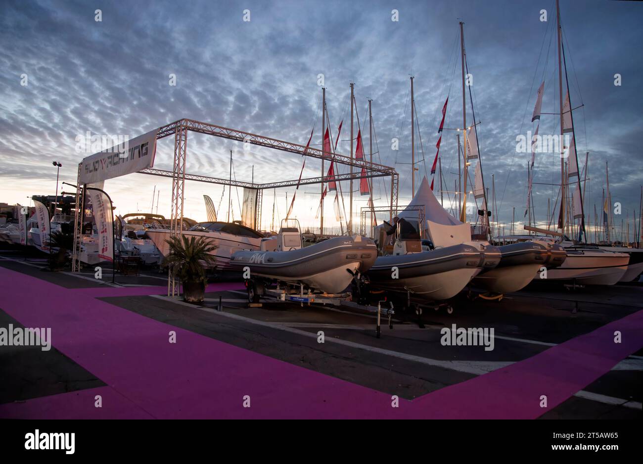 Cap of Agde, France. 1st Nov, 2023. The 2023 Nautical Show opens its ...